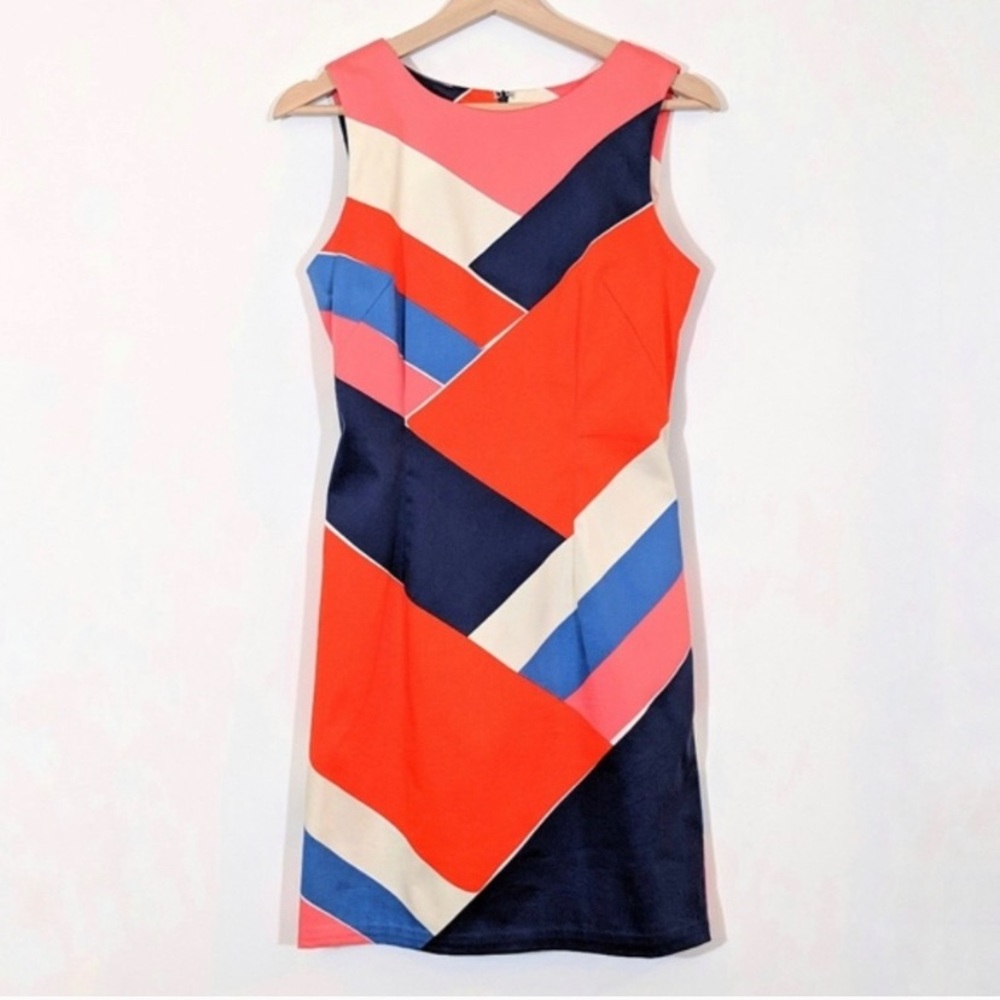 Serena & Lily Margaret Dress In Cubist Print - Gem